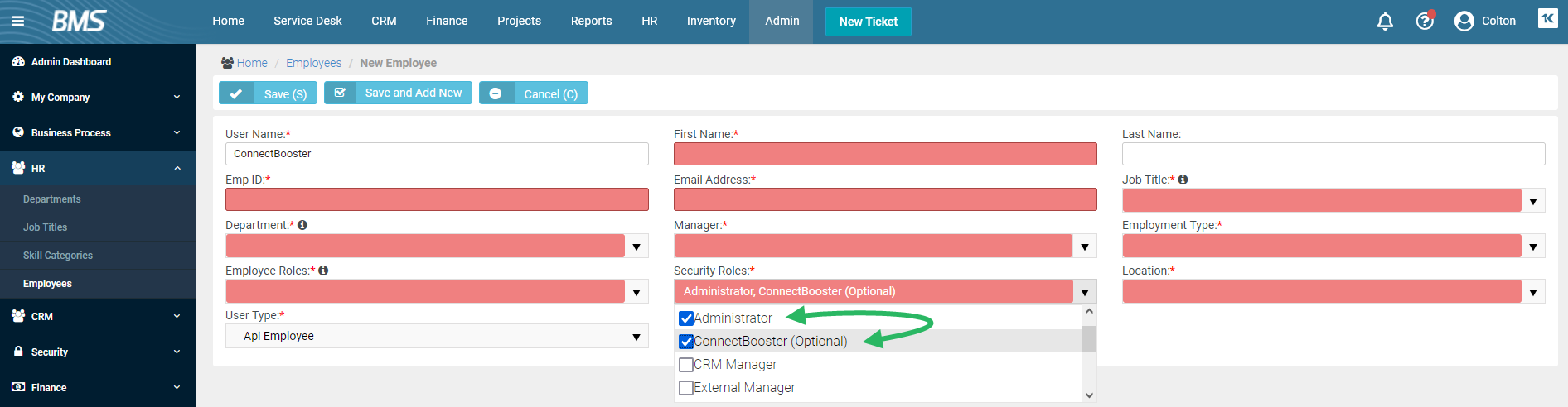 Setting up the Kaseya BMS integration