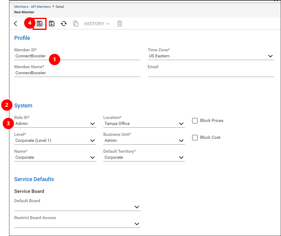 Setting up the ConnectWise Manage integration
