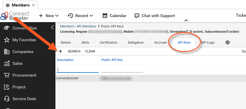 Setting up the ConnectWise Manage integration