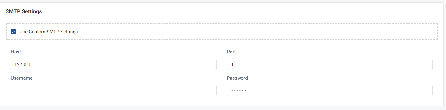 Email delivery options