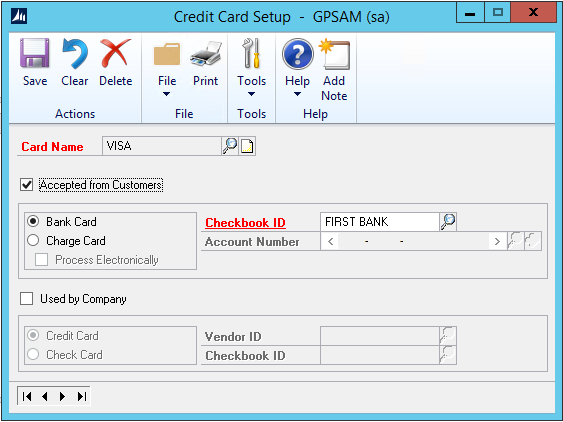 Microsoft Great Plains setup guide