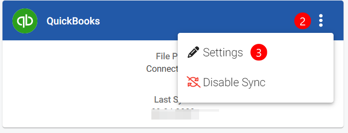 QuickBooks Web Connector setup